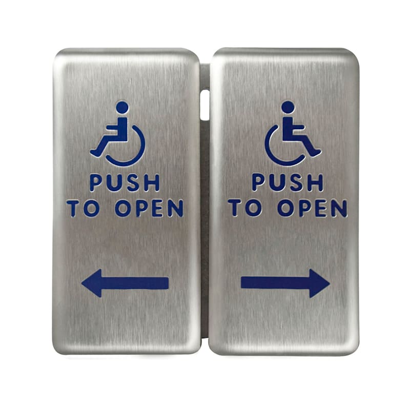 dormakaba - 947 Dual Vestibule Push Plate - Switches (RCI)