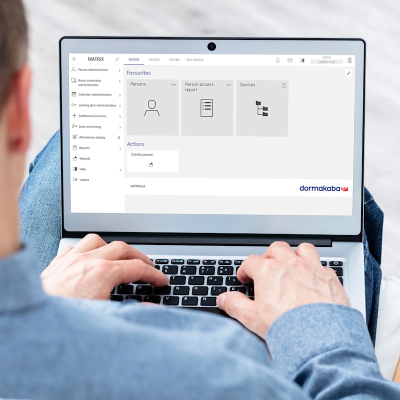 dormakaba MATRIX Cloud - Une solution de contrôle d’accès basé sur le cloud.